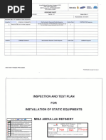 Itp For Installation of Ahu Fahu | PDF | Engineering