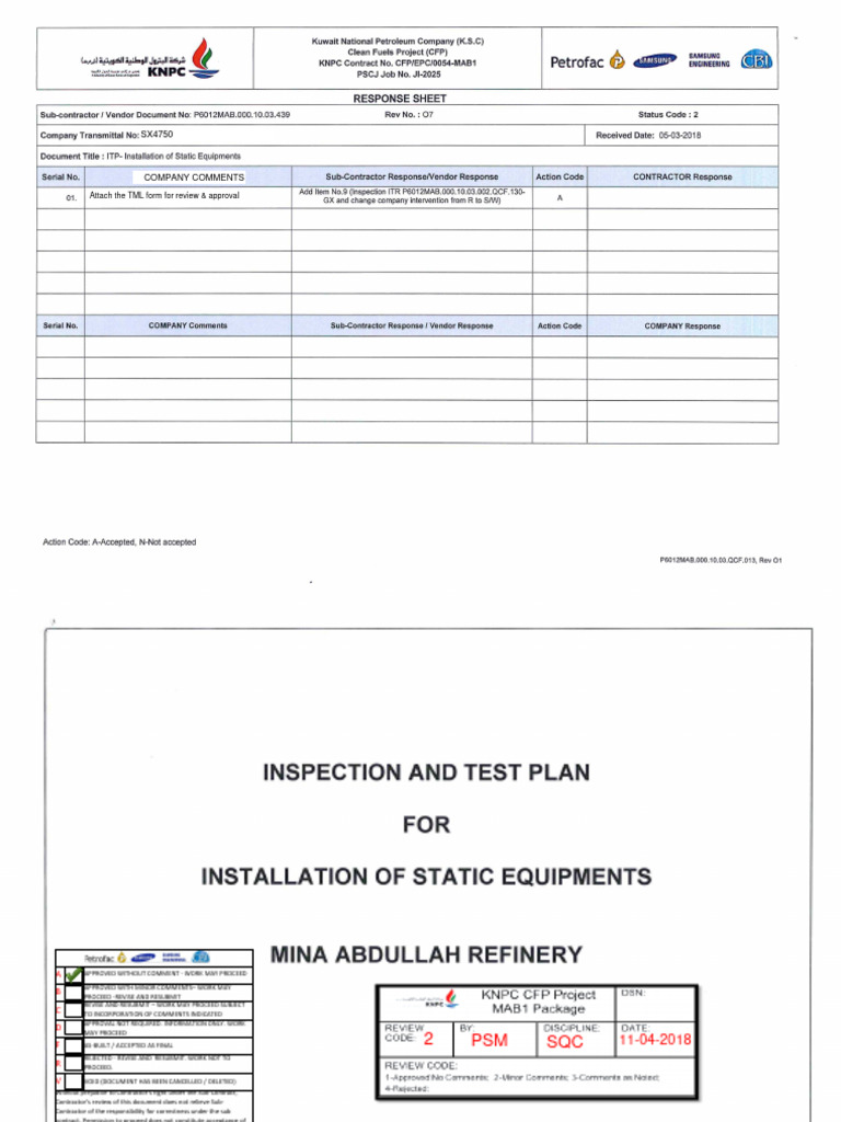 Static Itp | PDF | Specification (Technical Standard)
