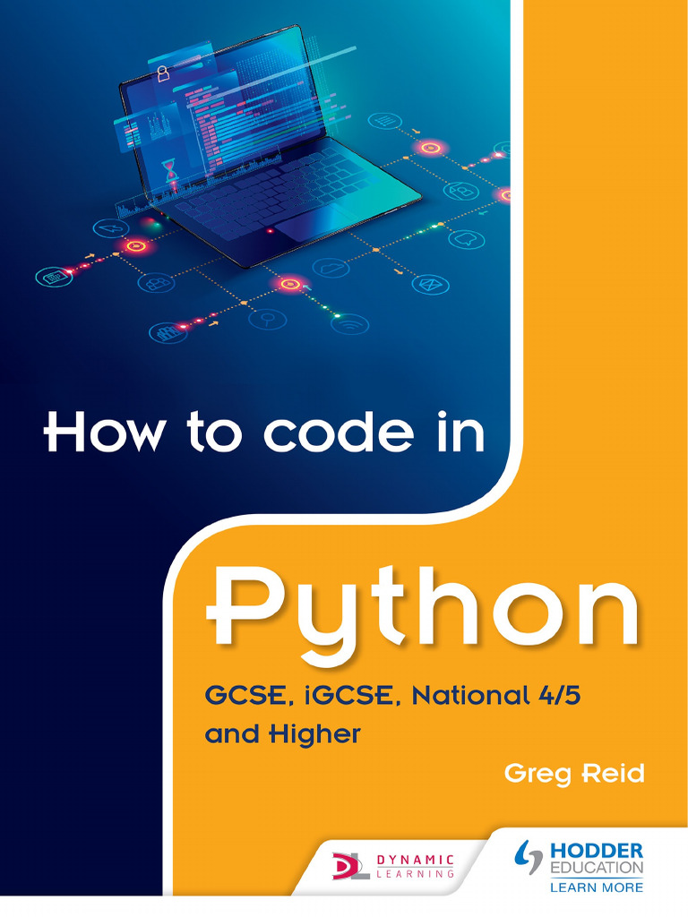 How To Code In Python Gcse Igcse And National Pdf Programming