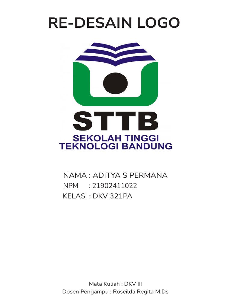 321pa - Adityaspermana - 21902411022 - Laporan Redesain Logo | PDF