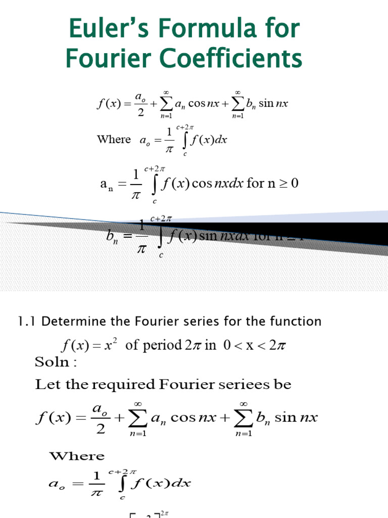 Fourier Series | PDF | Complex Analysis | Mathematics Fourier Series | PDF | Complex Analysis | Mathematics