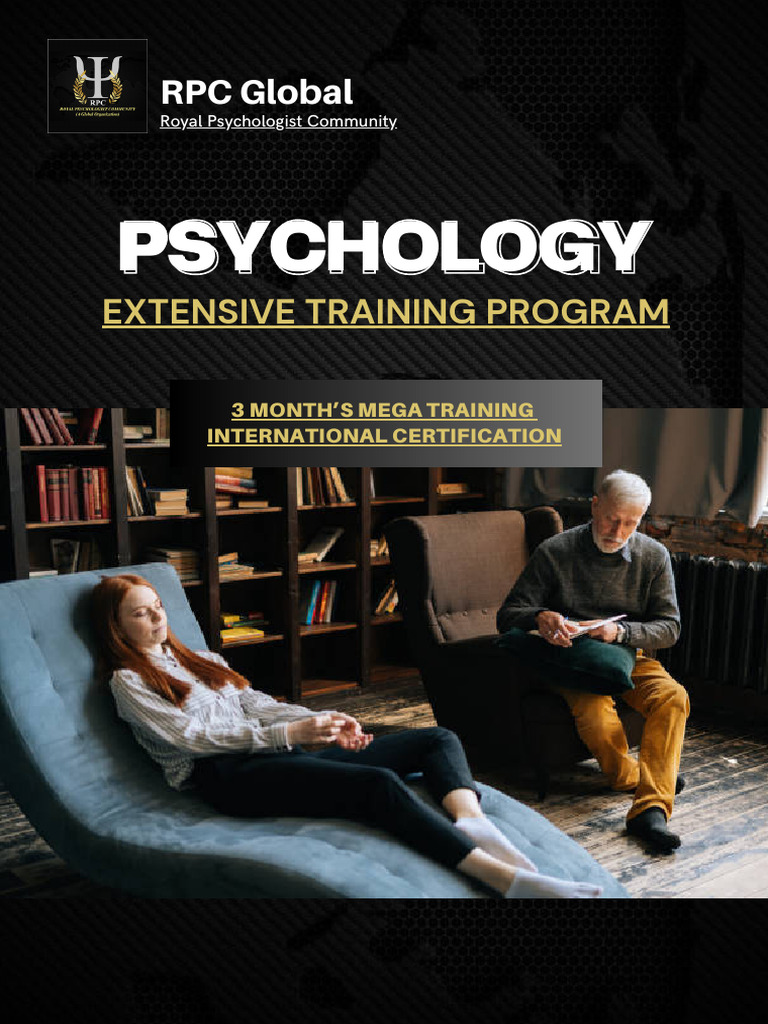 Psychology Extensive Training Program 2024 | PDF | Mental Health | Psychology
