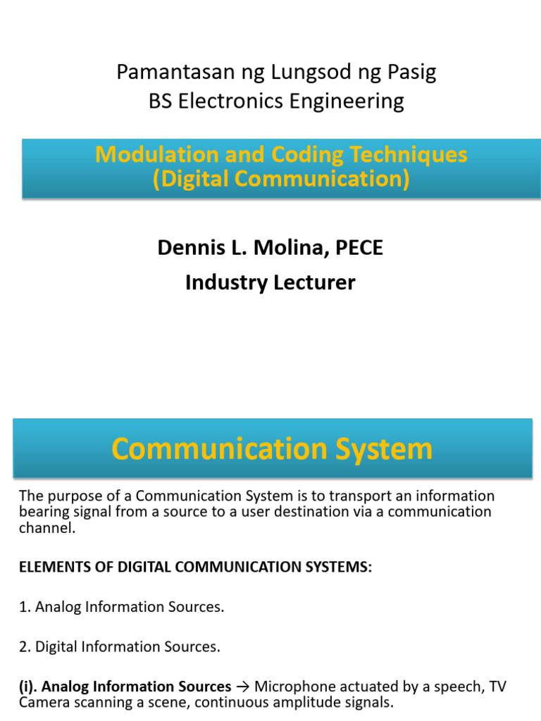 Digital Communications | PDF | Data Compression | Digital Signal Digital Communications | PDF | Data Compression | Digital Signal
