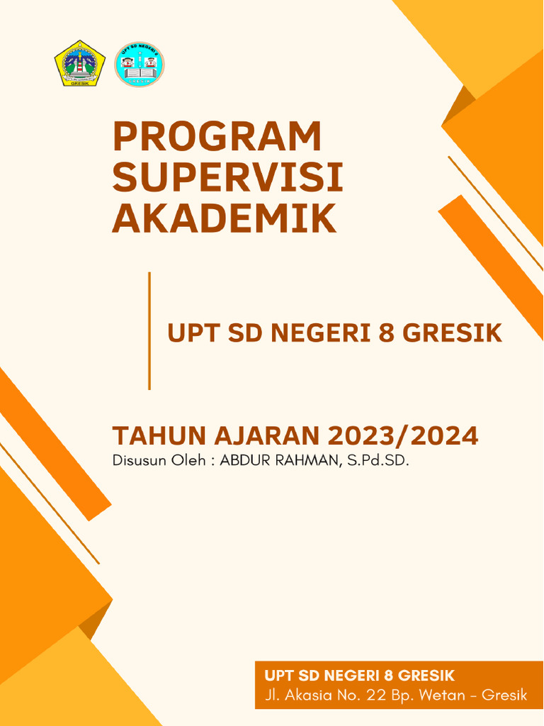 Program Supervisi Kepala Sekolah 2023-2024 | PDF