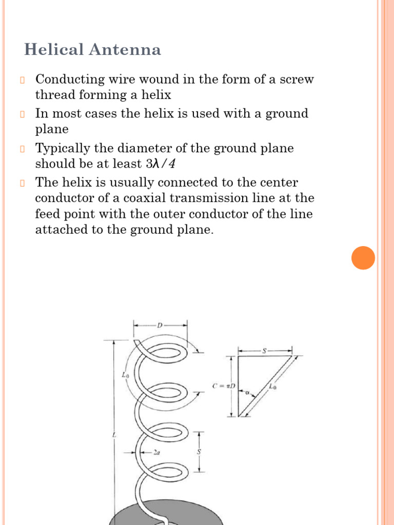Helical Antenna | PDF | Antenna (Radio) | Radiation