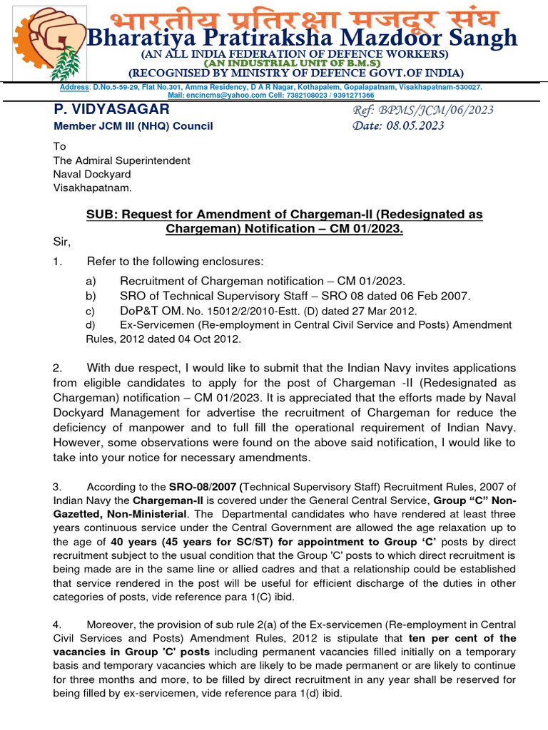 CM Notification Ammendment | PDF | Employment | Government