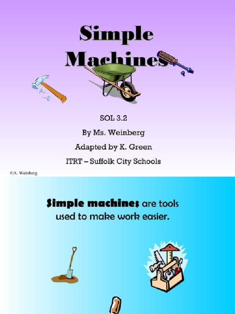Simple Machines | PDF