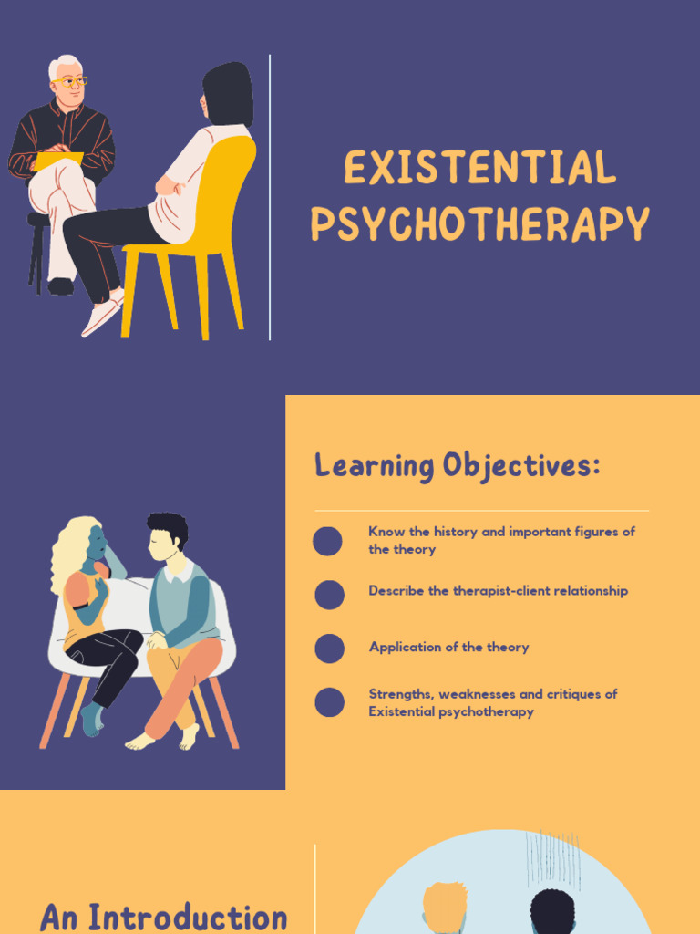 GROUP 3 Existential Psychotherapy Presentation | PDF | Psychotherapy | Existentialism