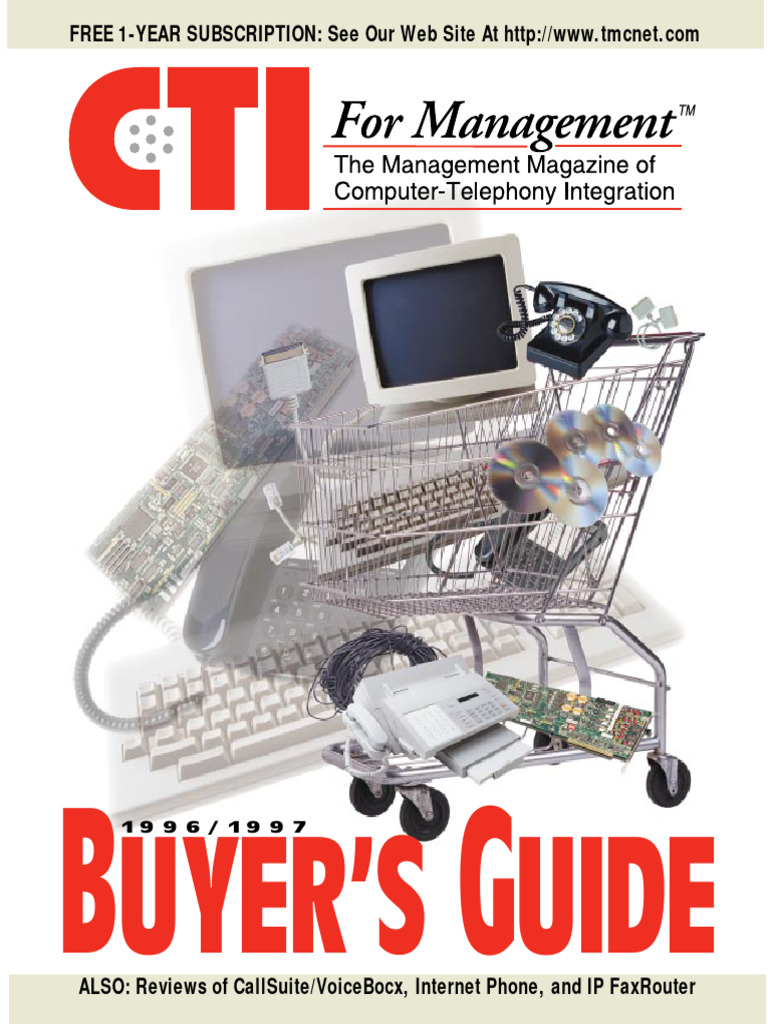 Cti Buyers Guide 1996 | PDF | Fax | Computer Network