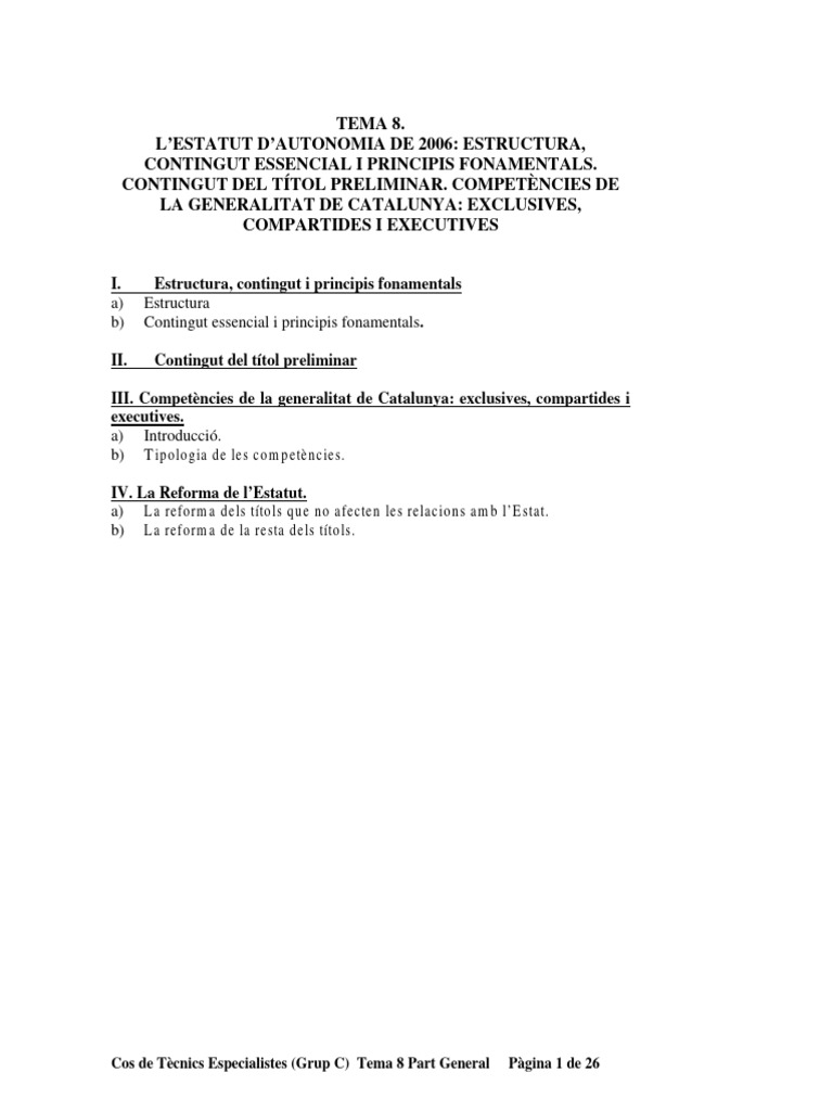 TEMA 8 Part General | PDF