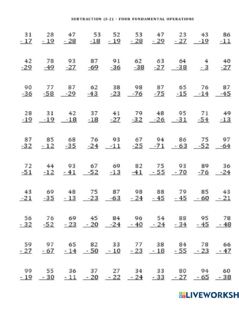 Subtraction s1 s2 | PDF