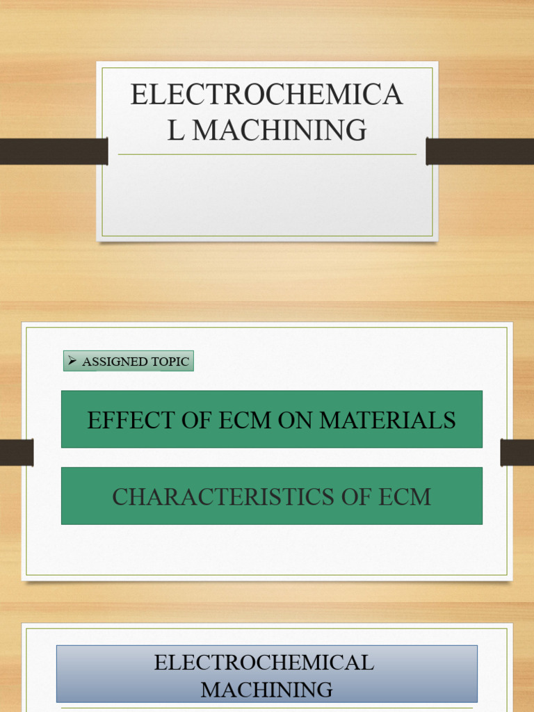 Electrochemical Machining | PDF | Electrochemistry | Machining