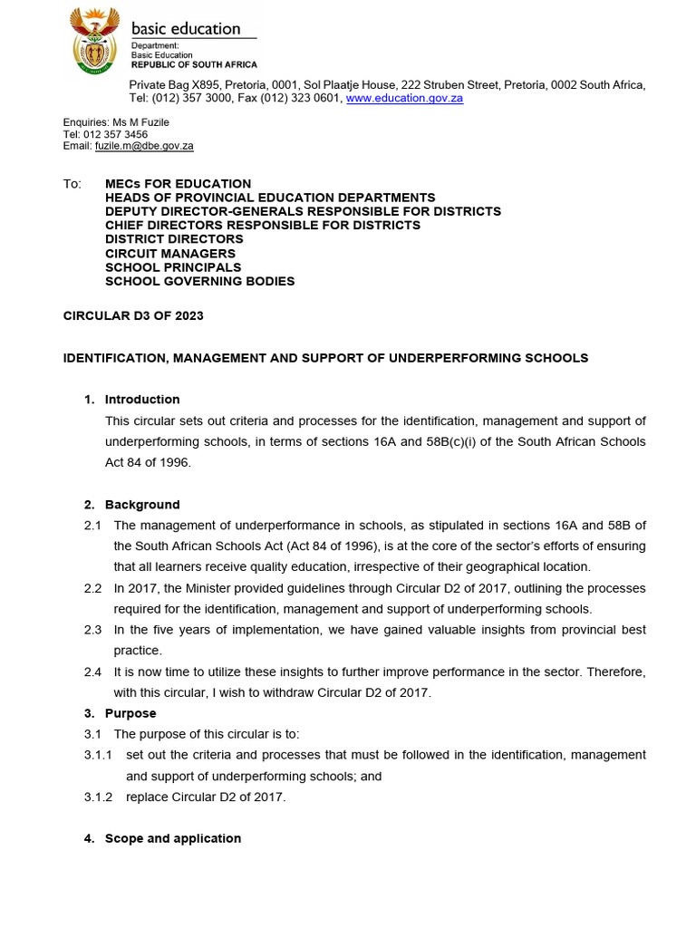 Approved Circular D3 of 2023 Revised Circular | PDF | Employment