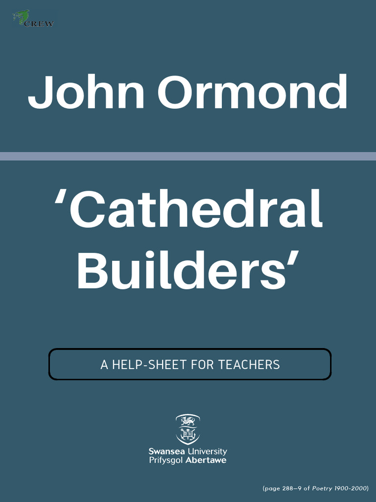 Analysis of "Cathedral Builders" Poem | PDF | Poetry | Ballad