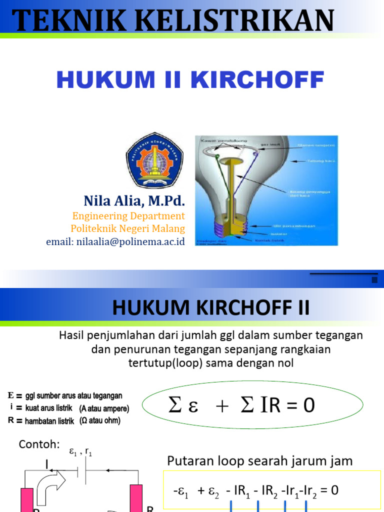 HK Kirchoff 2 Dan Perhitungannya N | PDF