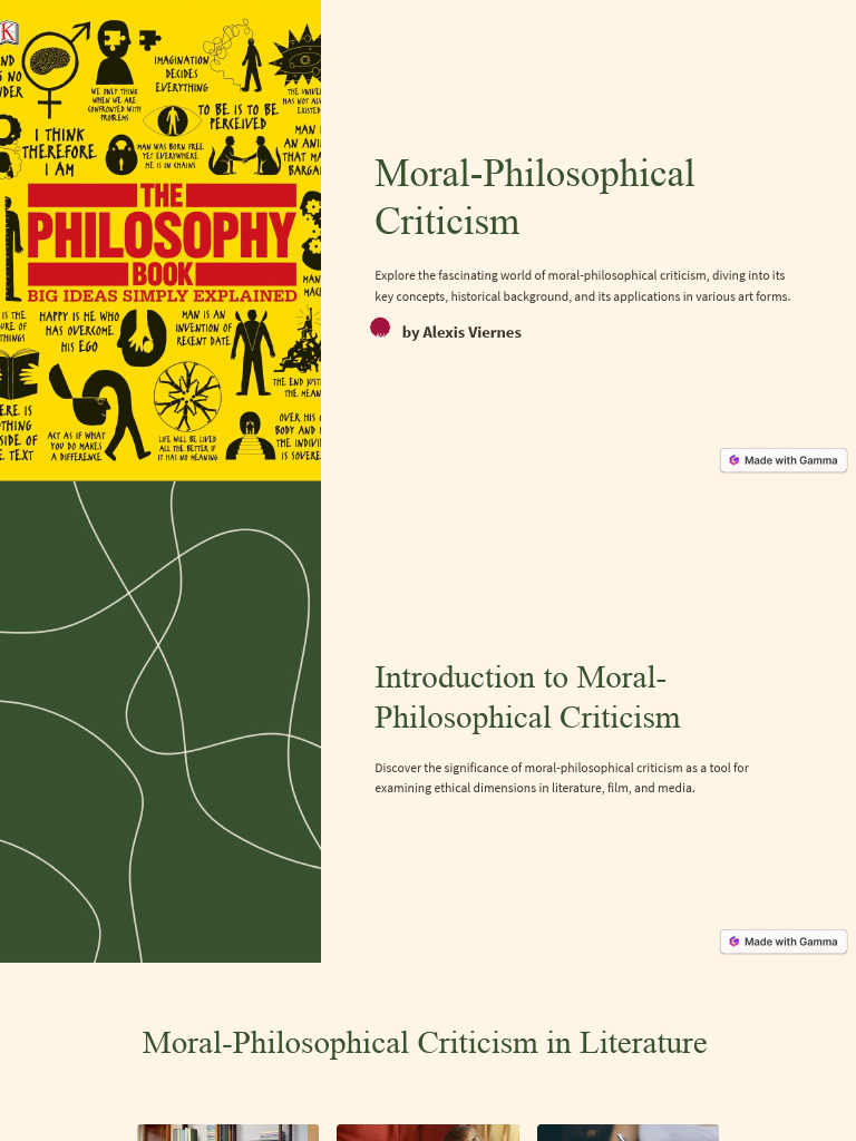 Moral Philosophical Criticism | PDF | Intersectionality | Morality
