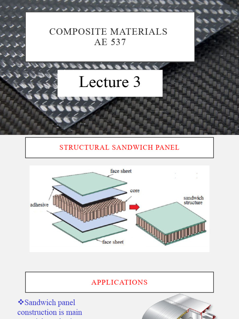 AE 537 Lecture 3 Sandwich Panels | PDF | Composite Material | Buckling