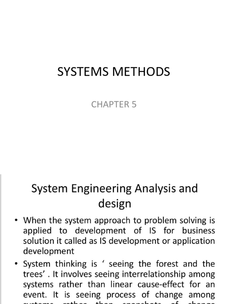 Chapter 5 - Systems Methods (Autosaved) | PDF | Applied Mathematics | Mathematics