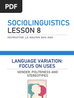 Robin Lakoff Deficit Theory | PDF