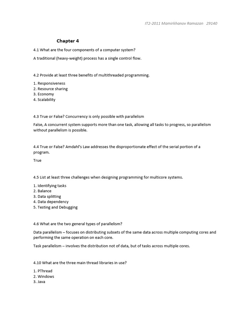 Practice 2 | PDF | Scheduling (Computing) | Thread (Computing)