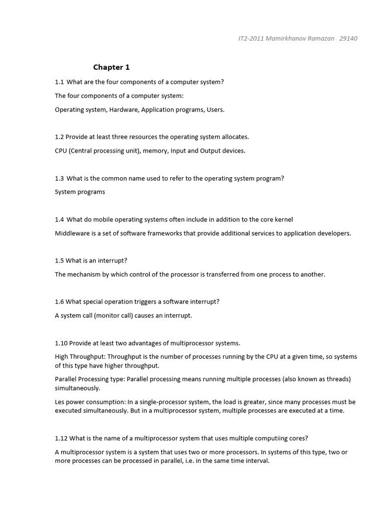 Practice 1 | PDF | Process (Computing) | Operating System