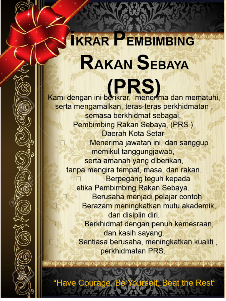 Ikrar PRS 2021 | PDF