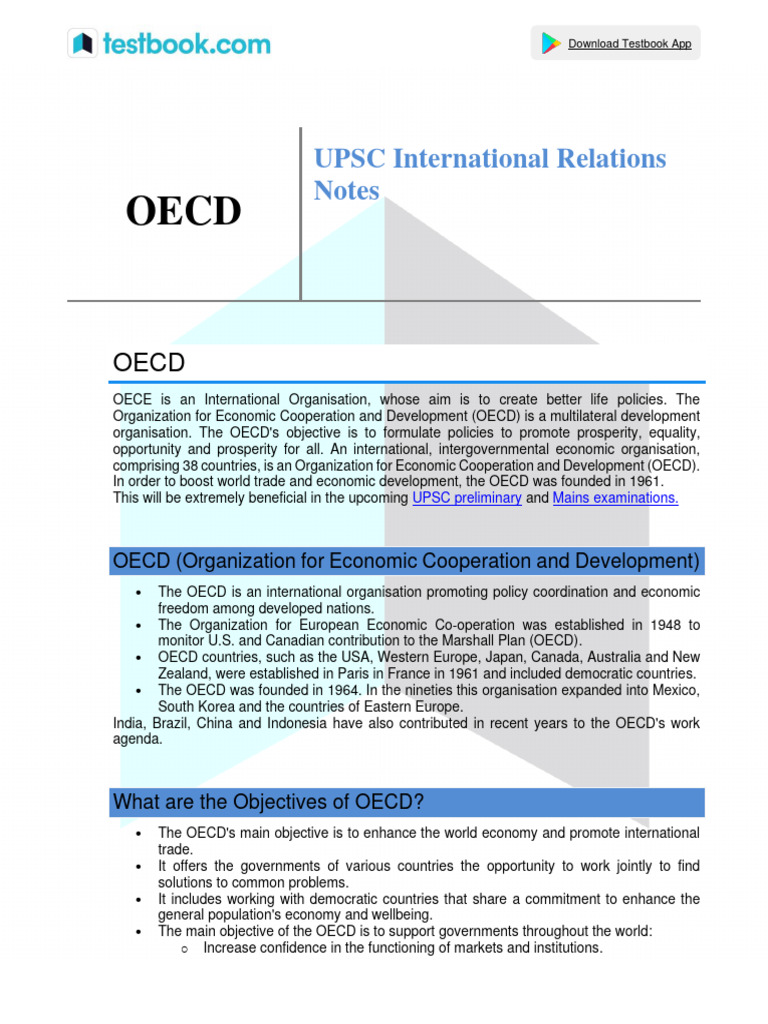 Oecd Ir | PDF | Programme For International Student Assessment | International Relations