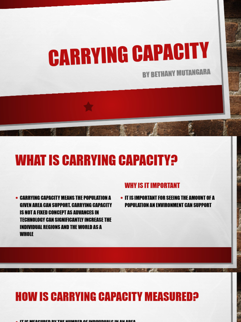 Carrying Capacity | PDF | Ecology | Economy And The Environment