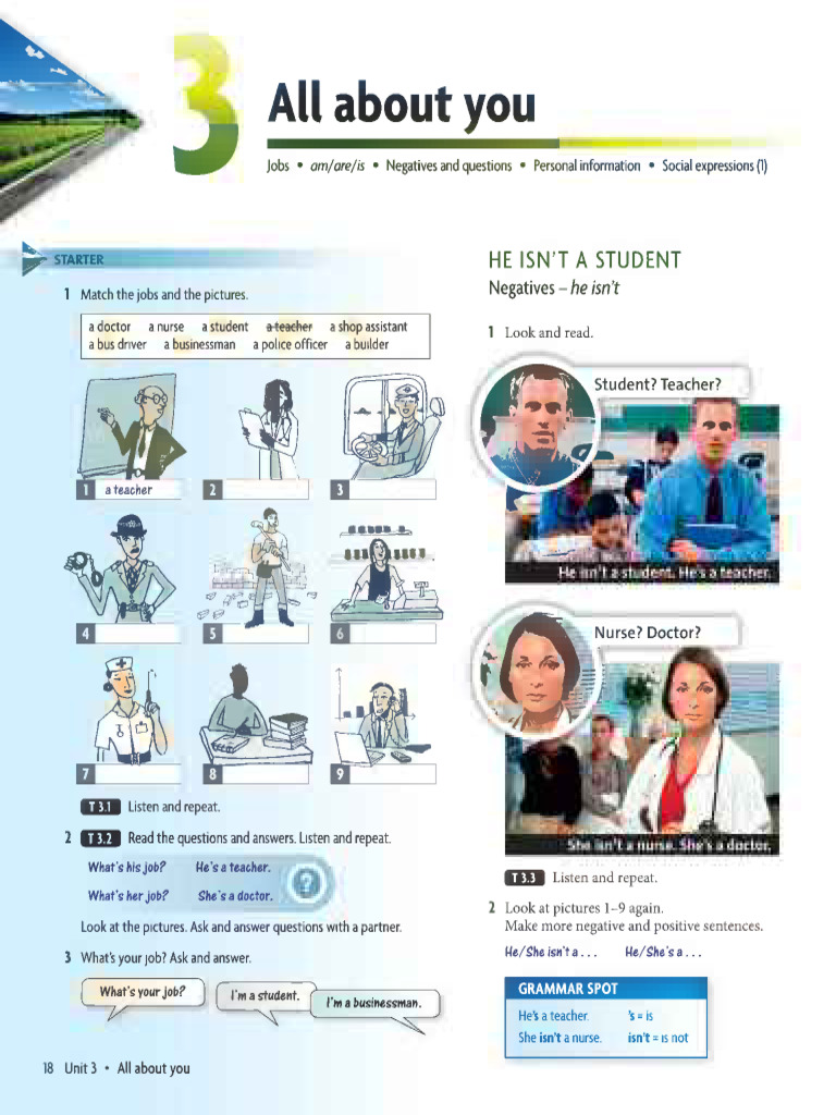 English Level1 Unit3 | PDF