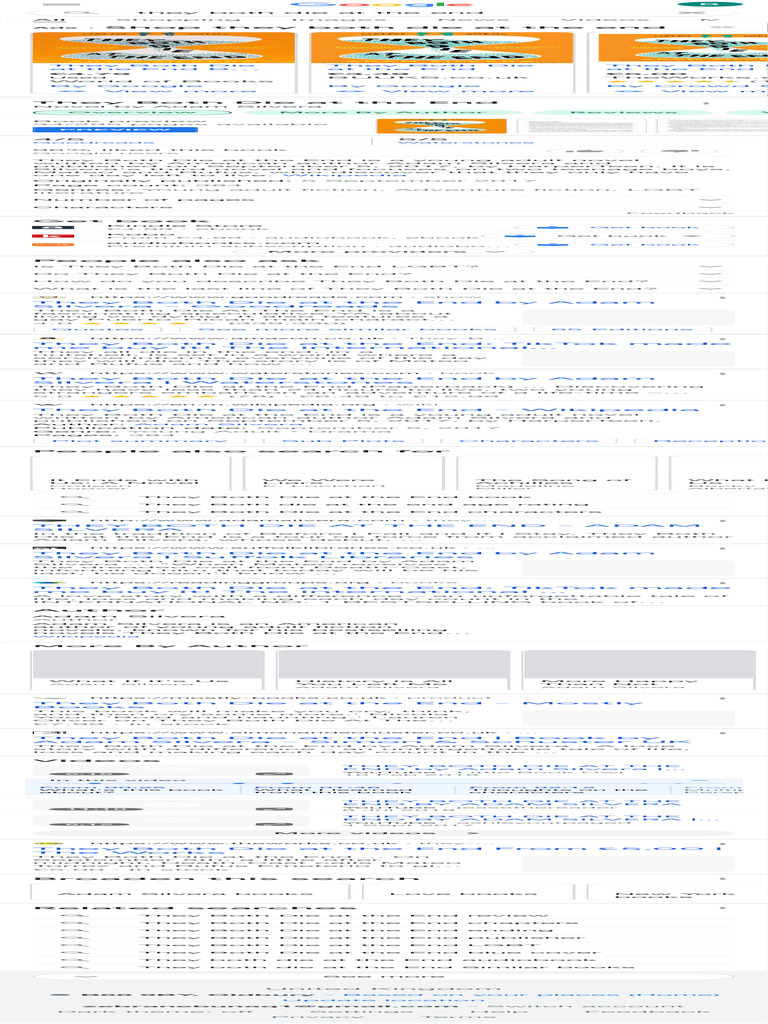 They Both Die at The End - Google Search | PDF | Books