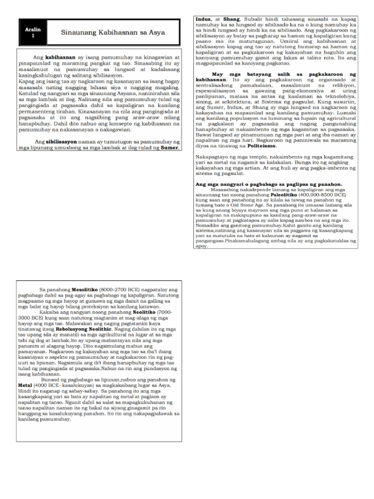 1st Students Handouts | PDF