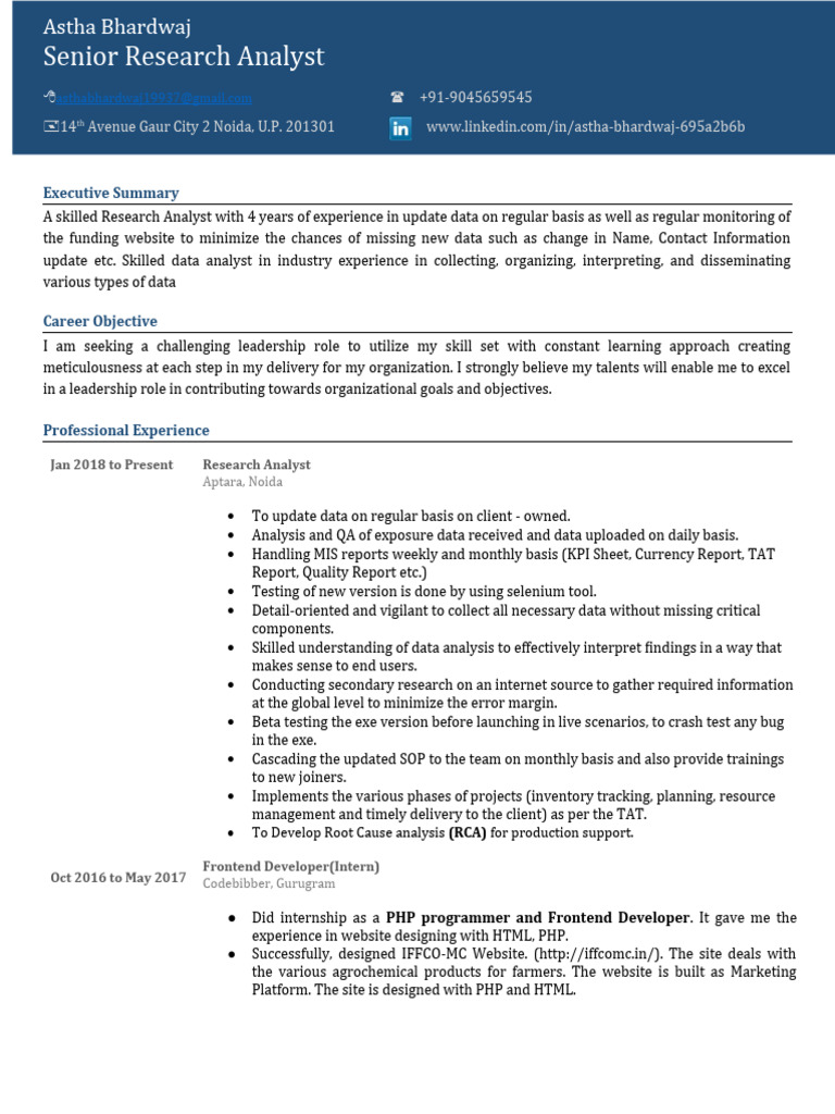 Astha Bhardwaj - Jan2022 | PDF | Data Analysis | Computing