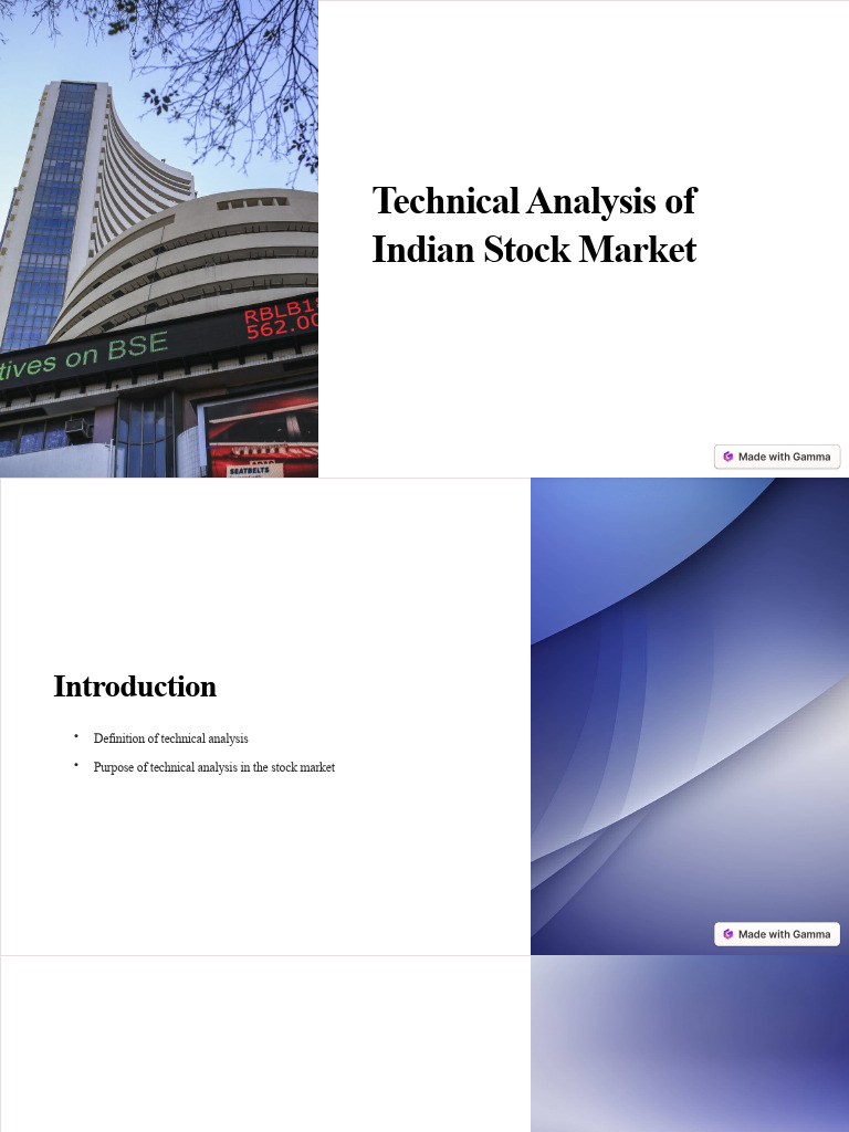 Technical Analysis of Indian Stocks | PDF
