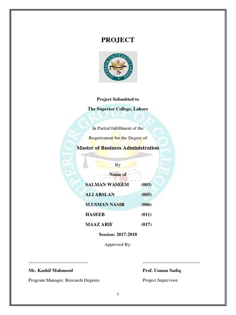MBA Final Project Interwood | PDF | Lean Manufacturing | Standardization