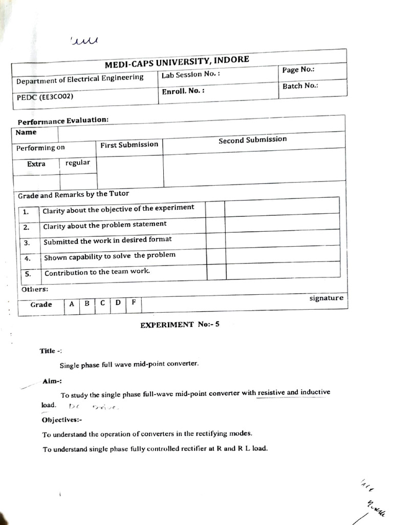 ADE Practical | PDF | Rectifier | Transformer