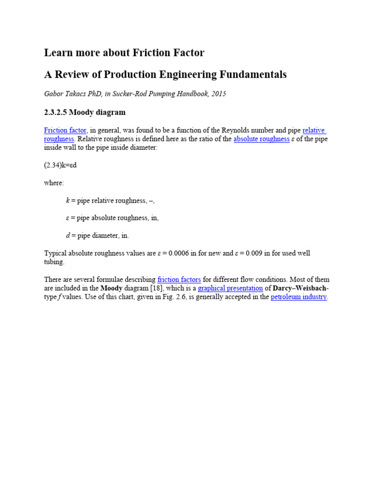 Friction Factor and Flow Dynamics | PDF | Reynolds Number | Fluid Dynamics