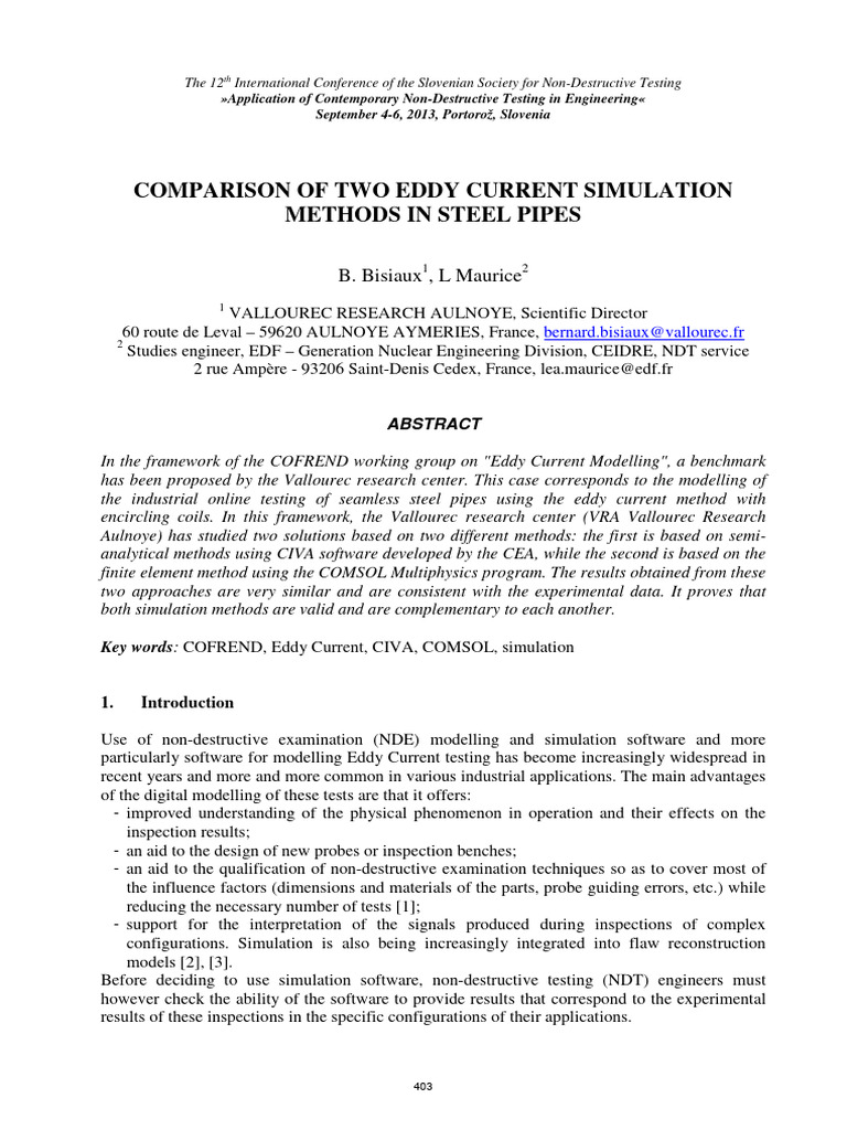 Comparison of Two Eddy Current Simulation | PDF | Inductor ... Comparison of Two Eddy Current Simulation | PDF | Inductor ...