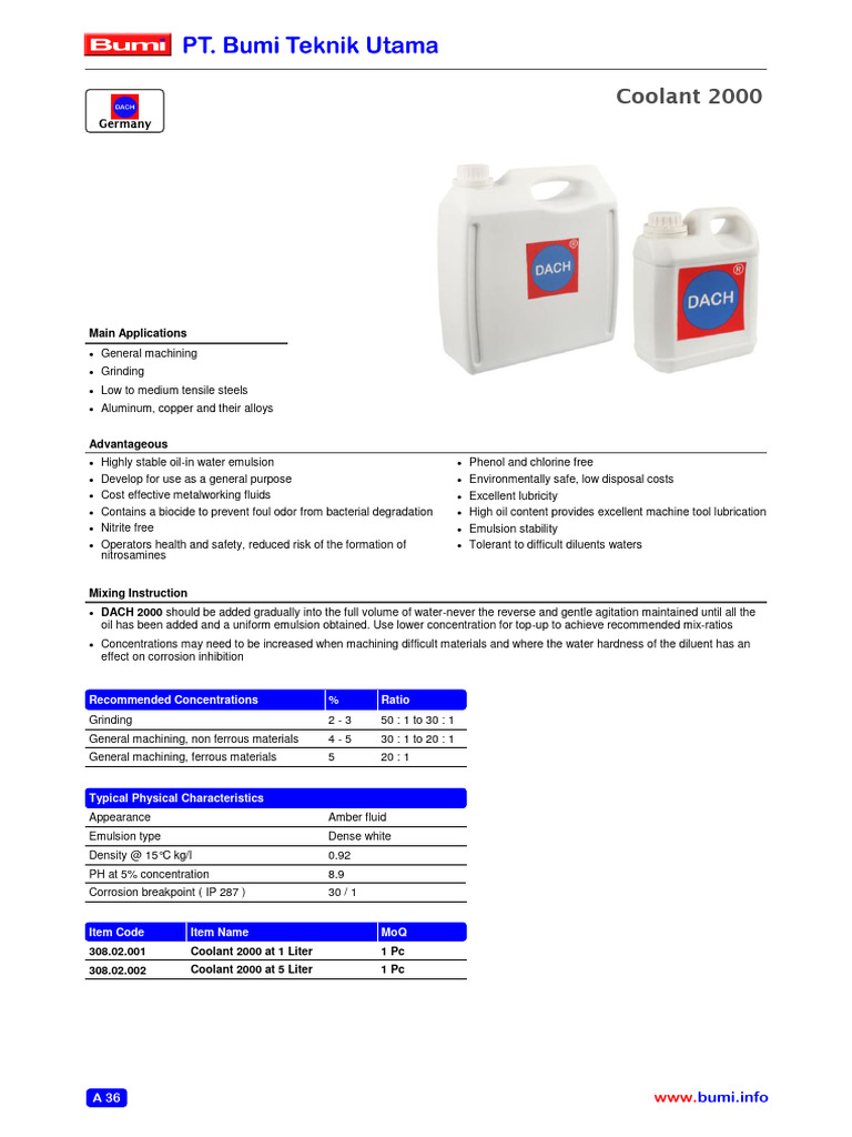 Coolant 2000 Pdf