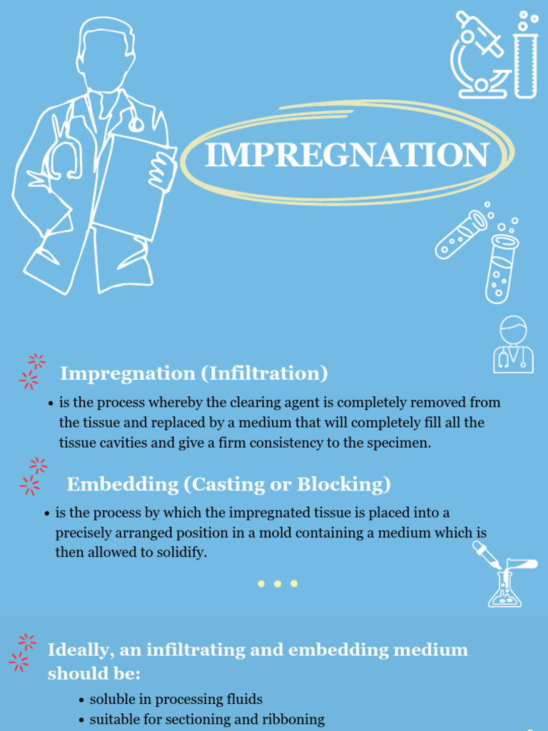 Impregnation and Embedding | PDF | Histology | Poly(Methyl Methacrylate)