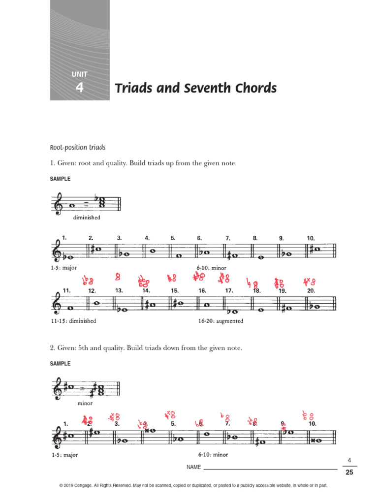 Workbook 5th Edition Volume I-31-39 | PDF | Chord (Music) | Minor Scale