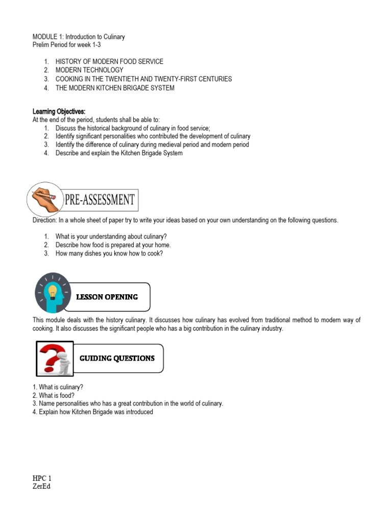 Kitchen Essentials | PDF | Chef | French Cuisine