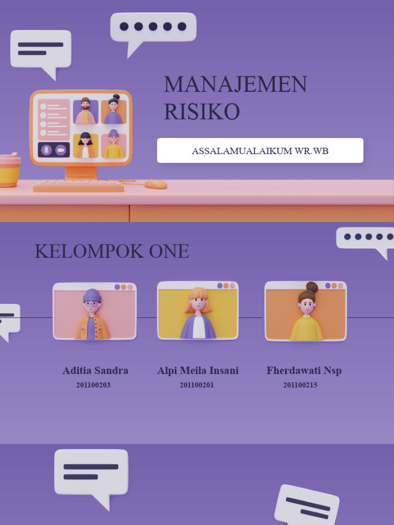 Manajemen Risiko Power Point | PDF