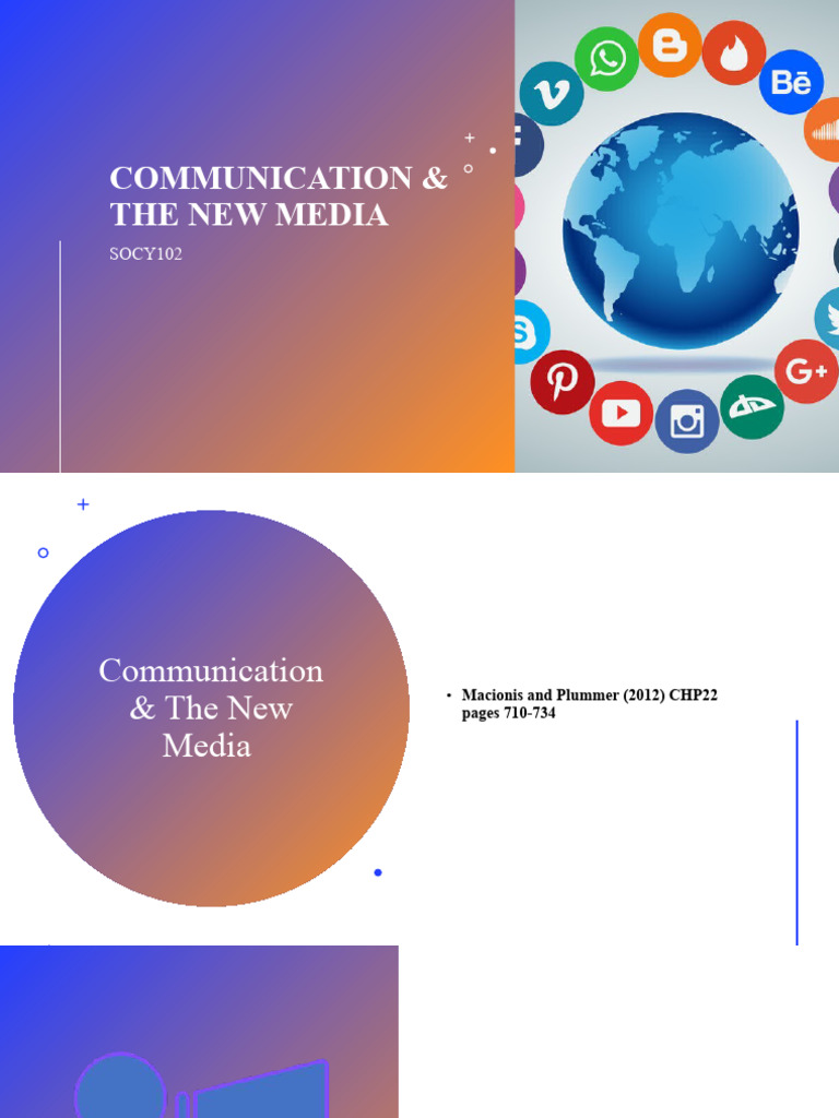 Communication and The New Media | PDF | Mass Media | Communication