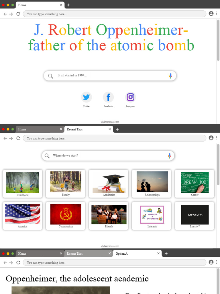 Oppenheimer: From Genius to Legacy | PDF | Manhattan Project | Nuclear ...