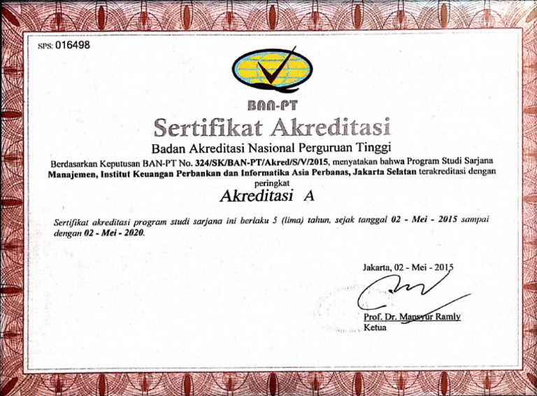 Akreditasi S1 Manajemen | PDF