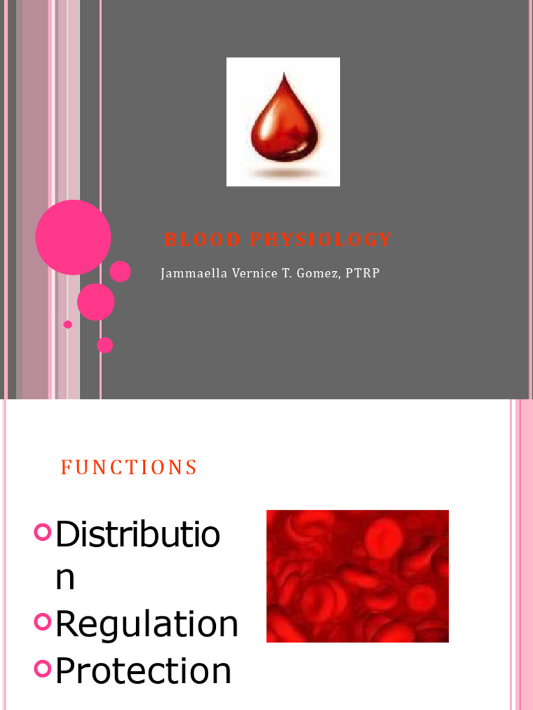 Circulatory System Part I - Blood | PDF | Red Blood Cell | Hemoglobin