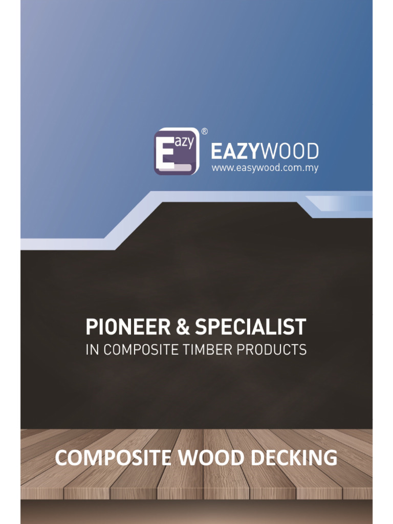 Eazywood WPC Decking e Catalog Rev Mar 23 | PDF