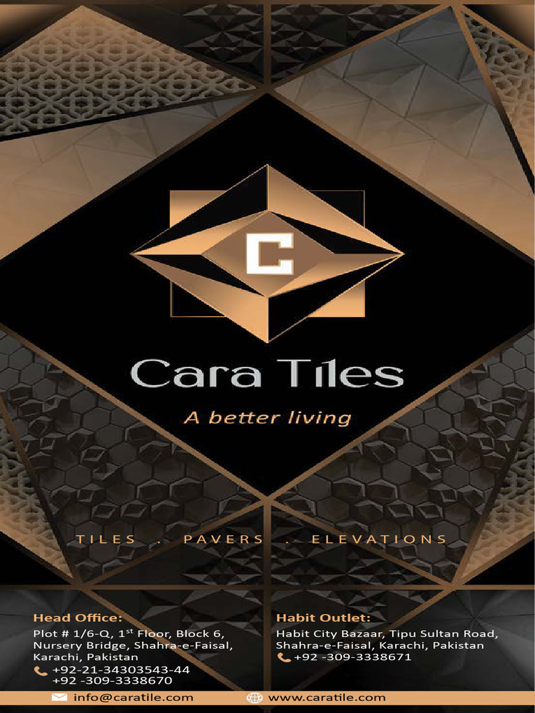 Cara Tiles Profile-1 | PDF | Materials | Masonry