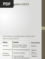 Gram Negative Cocci Flow Chart | PDF | Gram Negative Bacteria | Prokaryote