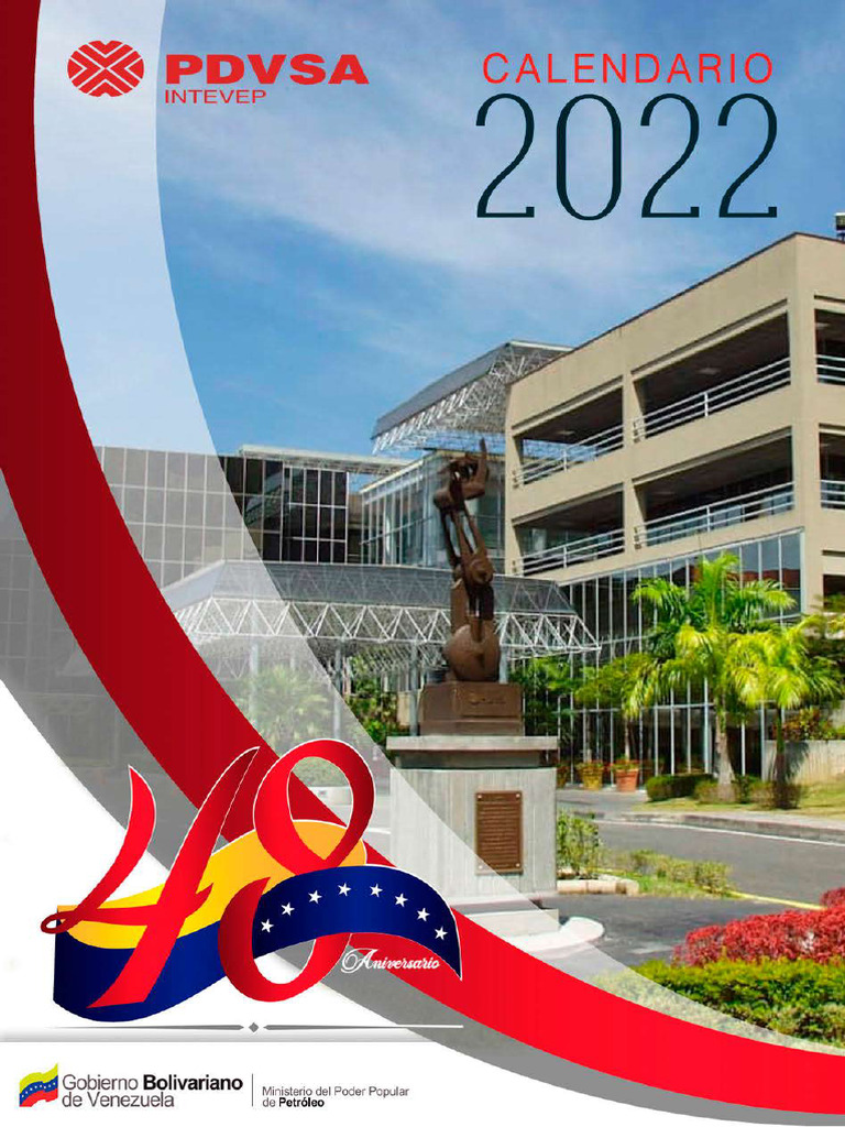 Calendario 2022 PDVSA Intevep MOVIL | PDF